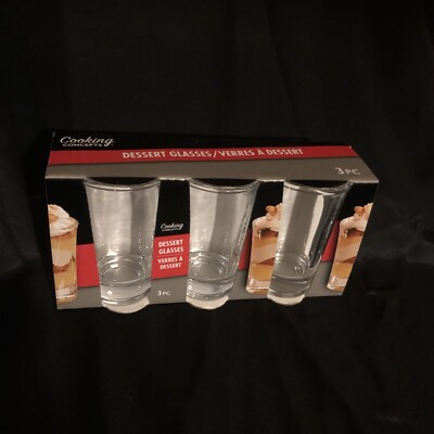 Cooking Concepts Dessert Glasses Set 1.5-oz. Dessert Shot Glasses, 3-ct ...