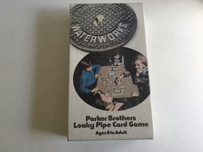 1962 Waterworks Parker Brothers Leaky Pipe Card Game Complete | eBay