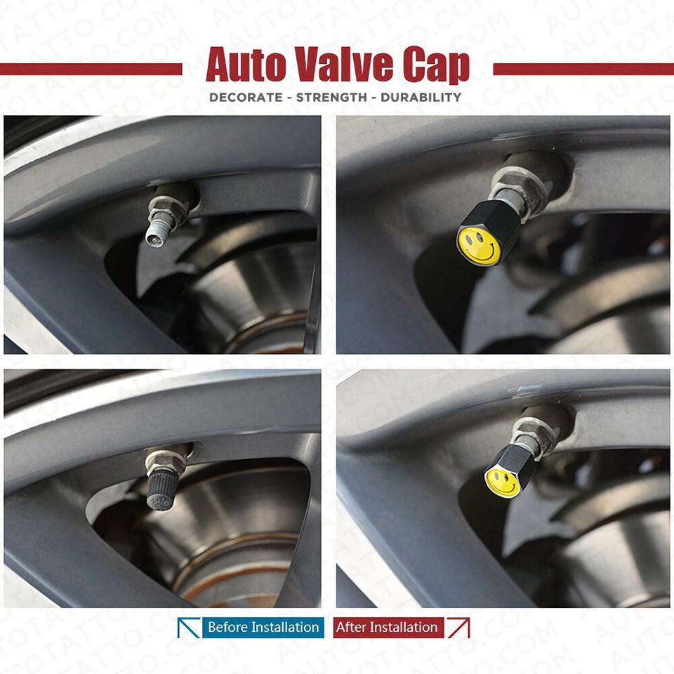 4x Hex Buick Sport Car Tire Wheels Air Stem Dust Valve Cap Cover ...