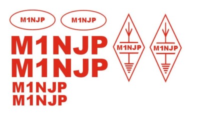 Amateur Ham Radio Call Sign Vinyl decals | eBay