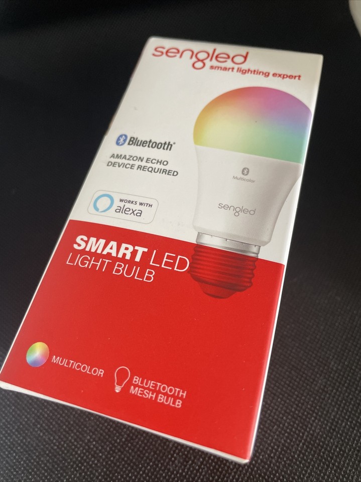 SENGLED SMART LIGHT BULB BLUETOOTH MESH COLOR CHANGING LED ALEXA 1 Bulb ...
