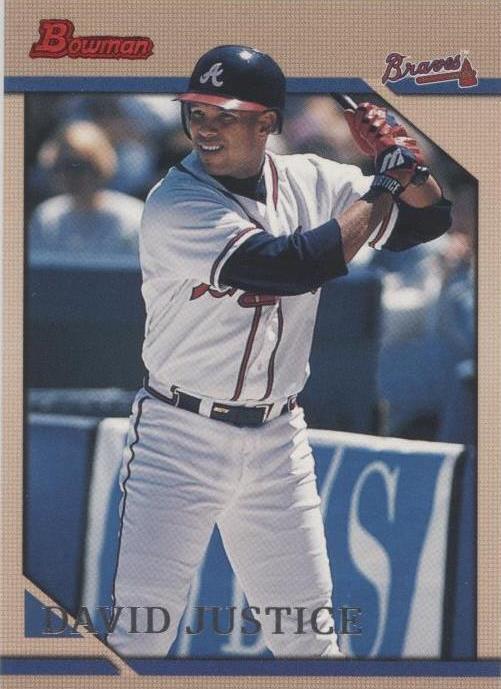 1996 Bowman - David Justice #72 for sale online | eBay