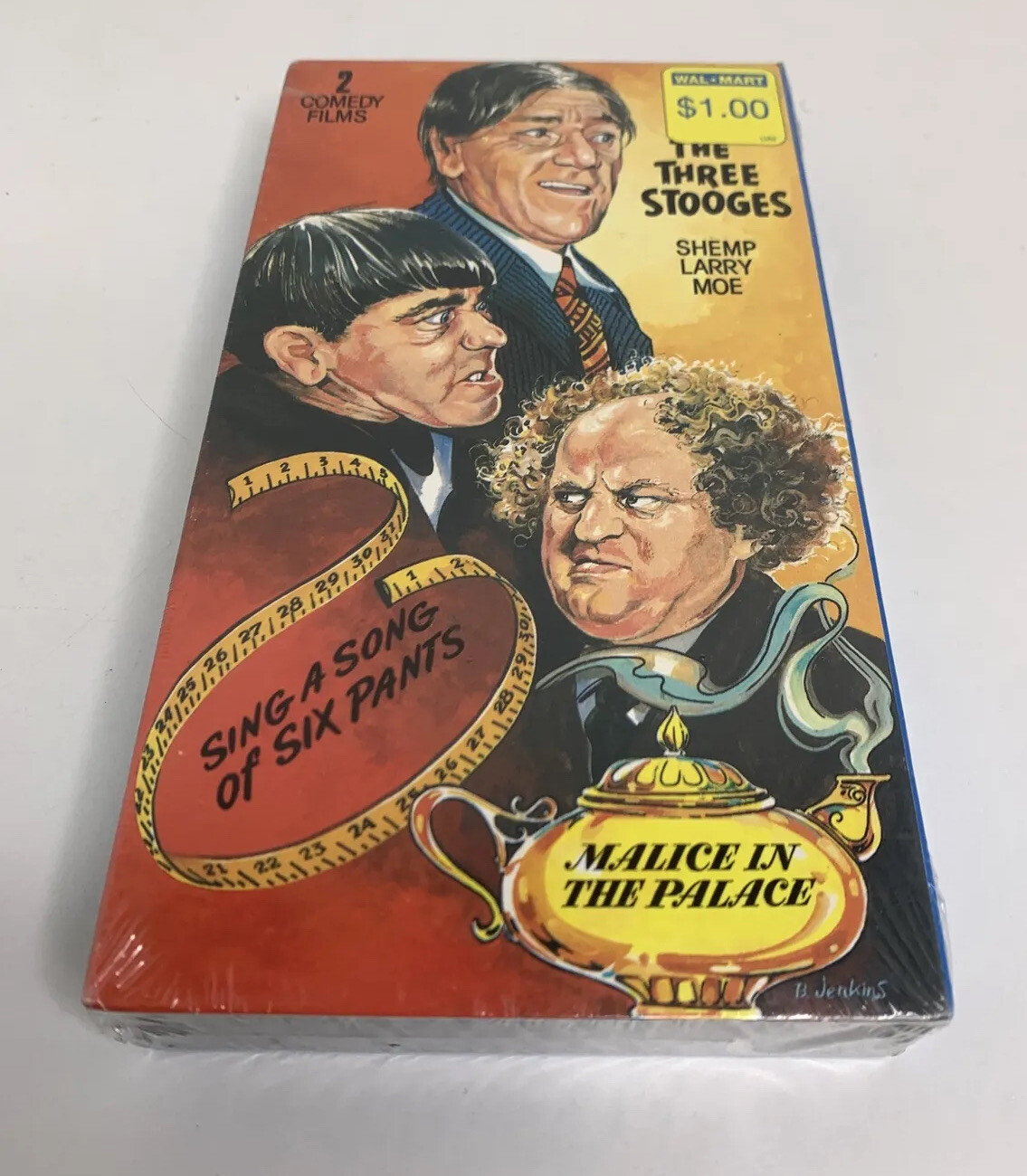 3 Stooges VHS Sing A Song of Six Pants & Malice In The Palace ...