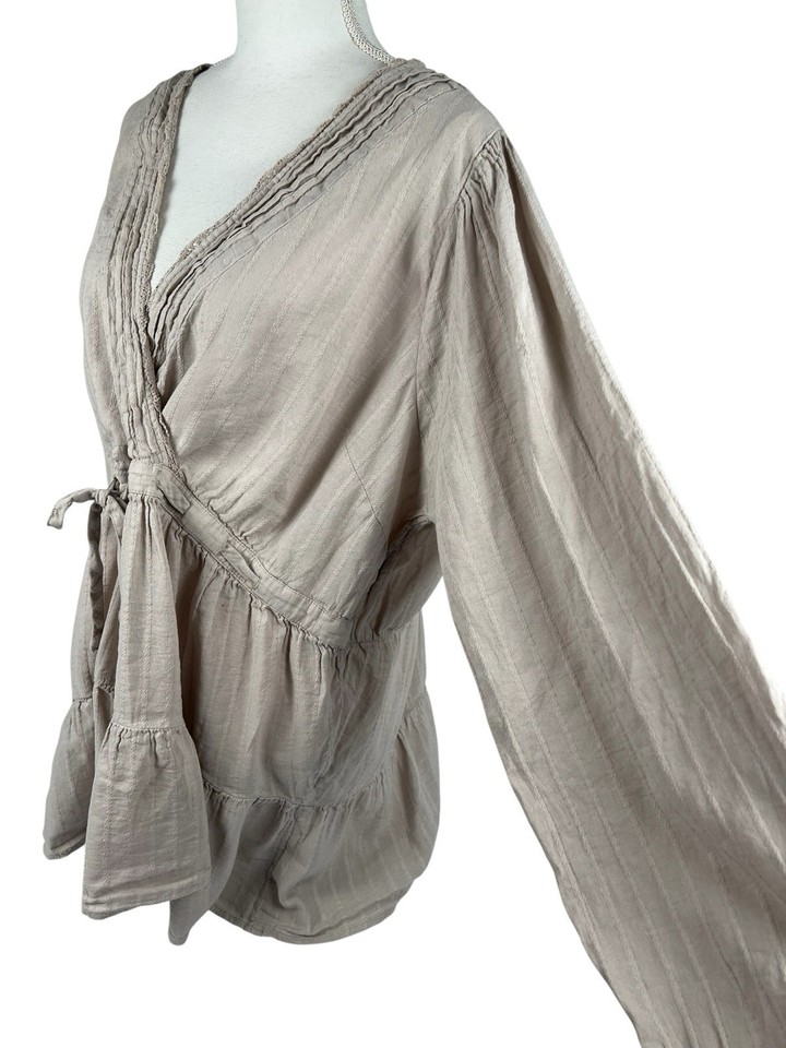 Torrid Women Top Size 3 Plus Boho Peasant Festival Cottage Core Style ...