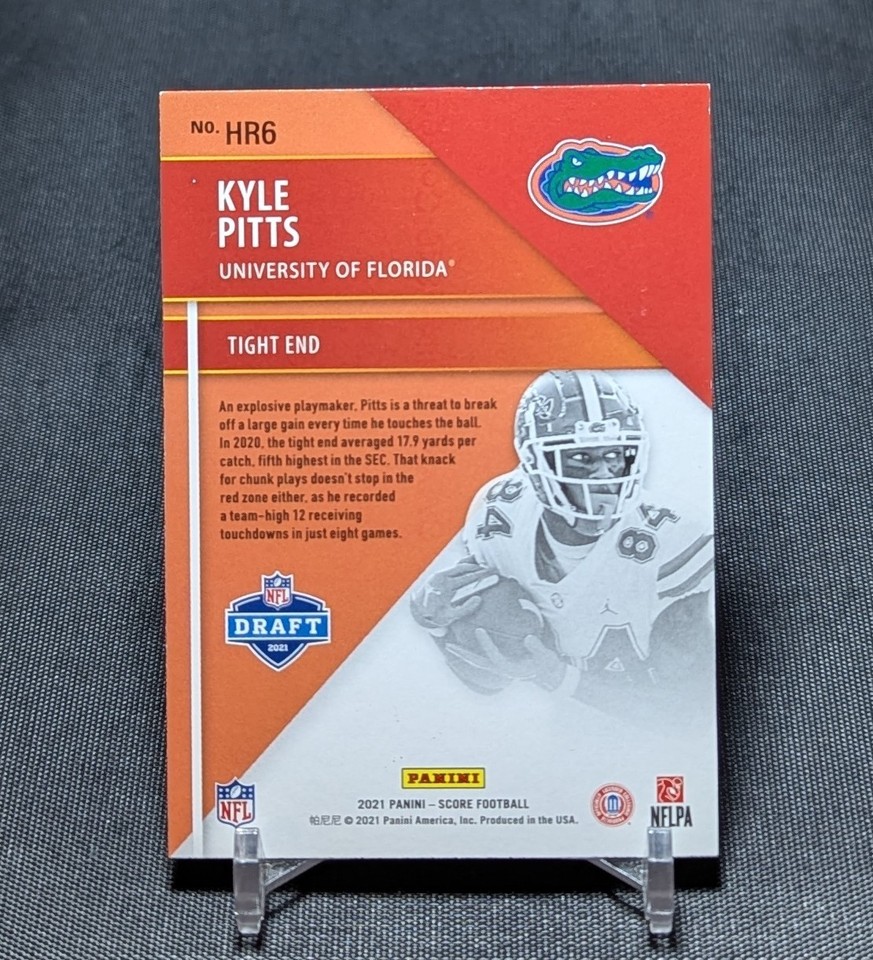 Kyle Pitts Hot Rookies RC 2021 Score Football Card #HR-6 Atlanta ...