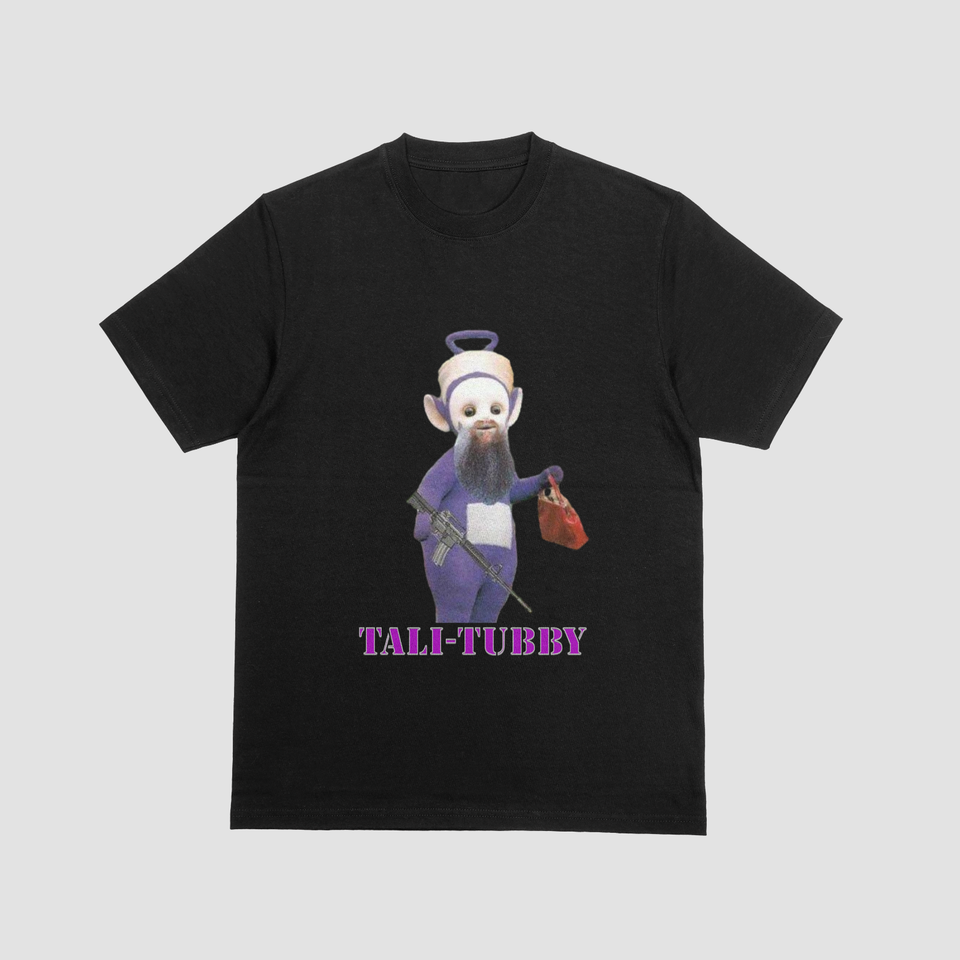 TALI-TUBBY T-Shirt | Teletubbies Taliban Joke Top | Funny TV Parody ...