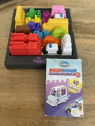 RUSH HOUR JR Junior Traffic Jam LOGIC GAME ThinkFun STEM Educational ...