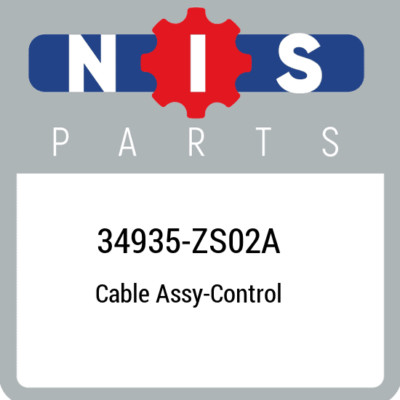 34935-ZS02A Nissan Cable assy-control 34935ZS02A, New Genuine OEM Part ...