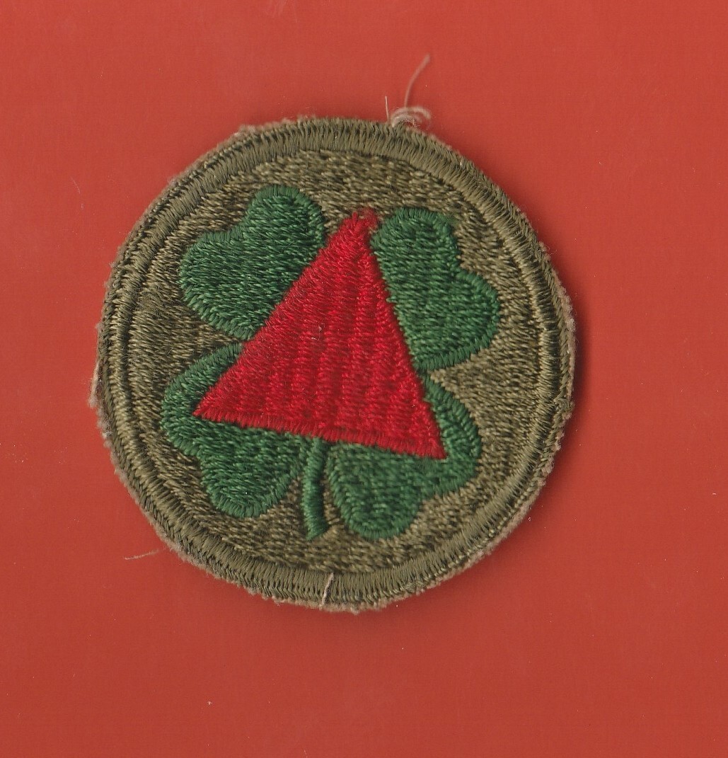 VINTAGE WW2 US MILITARY 4 LEAF CLOVER 2 1/4" PATCH | eBay