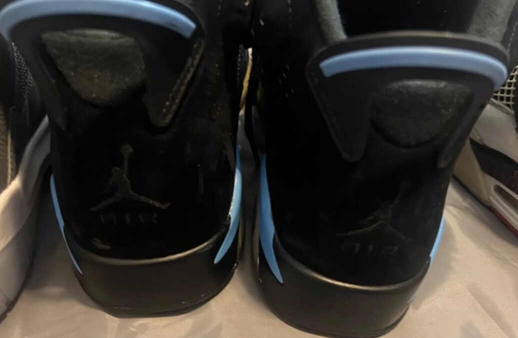 Size 11.5 - Air Jordan 6 VI Retro UNC Light Blue Men Shoes 885259079591 ...