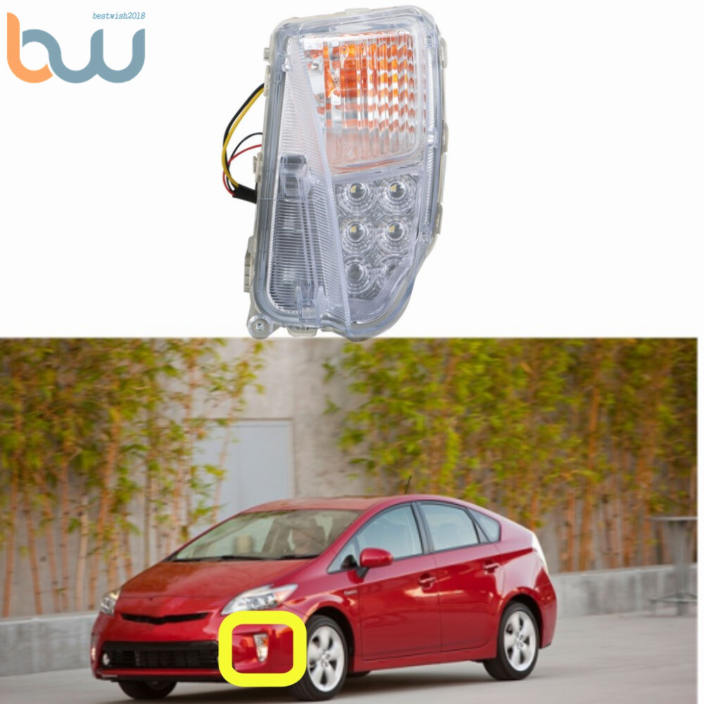 For 2012-2013-2014-2015 Toyota Prius Fog Lights LED Lamps Left Driver ...