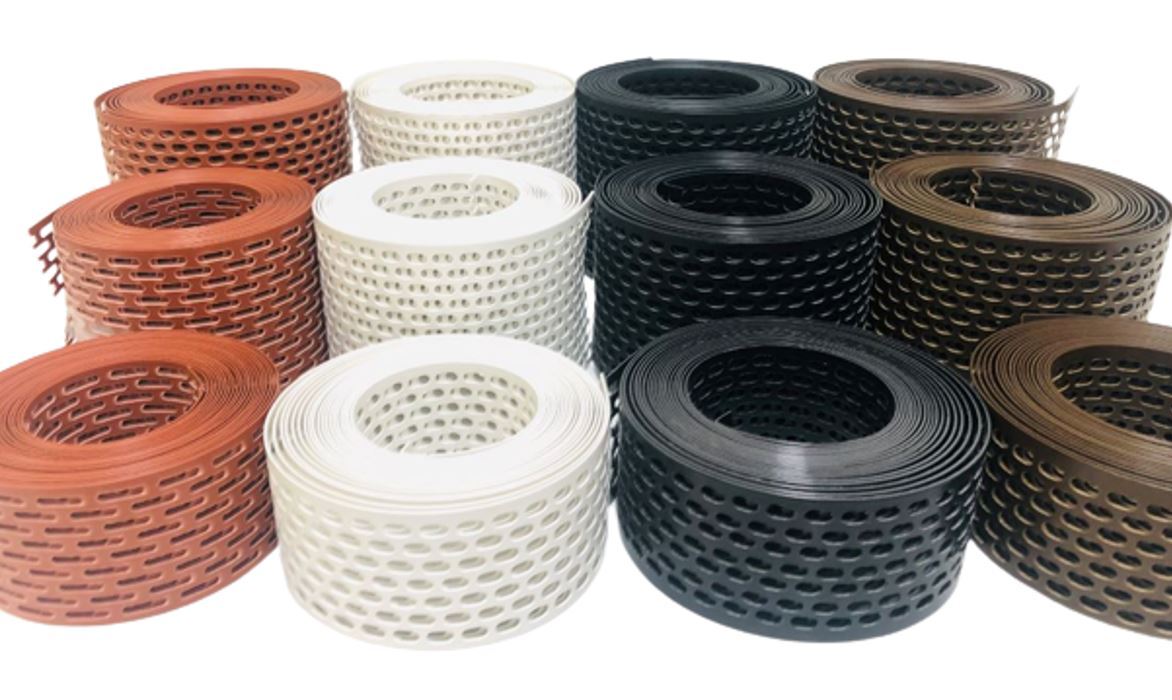 Lüftungsband PVC Lüftungsgitter Vogelschutz Vogelschutzgitter 5 m lang ...