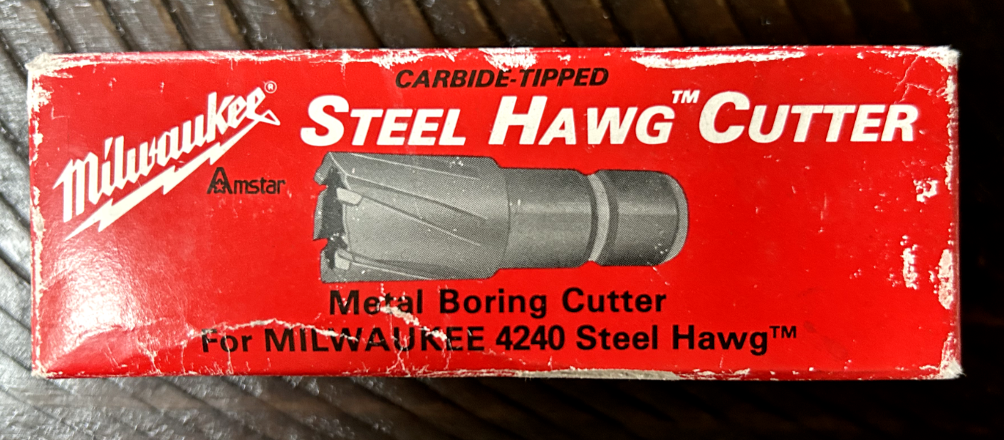 Milwaukee 13/16 In. Threaded Steel Hawg Cutter for sale online | eBay