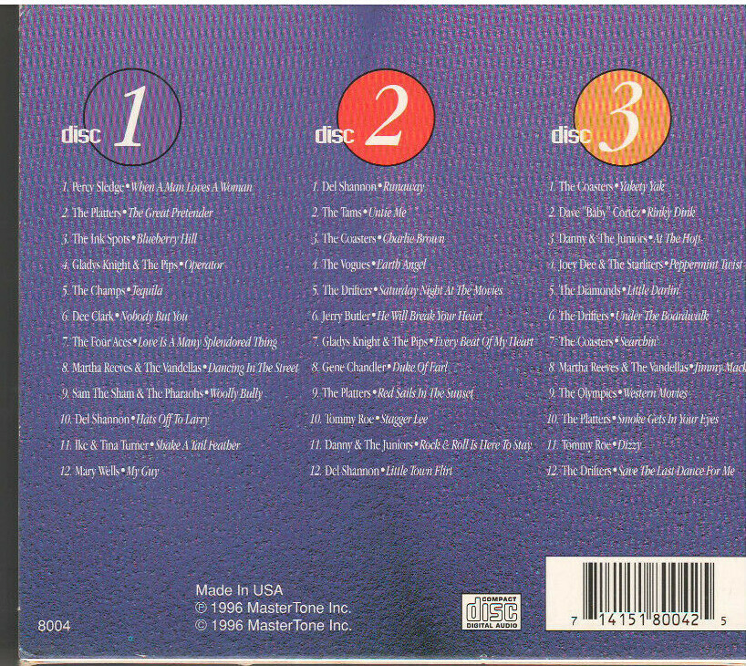 DRIVE IN CLASSICS (CD,1996, 3-Disc Boxed Set) | eBay