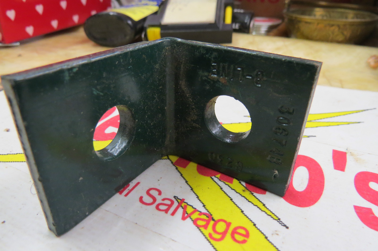 B-Line Strut Fasteners B230, 2 hole, 90 degree angle, green | eBay