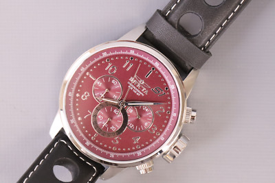 Invicta S1 Rally Chronograph Quartz Burgundy Dial Men s Watch 30915 | eBay