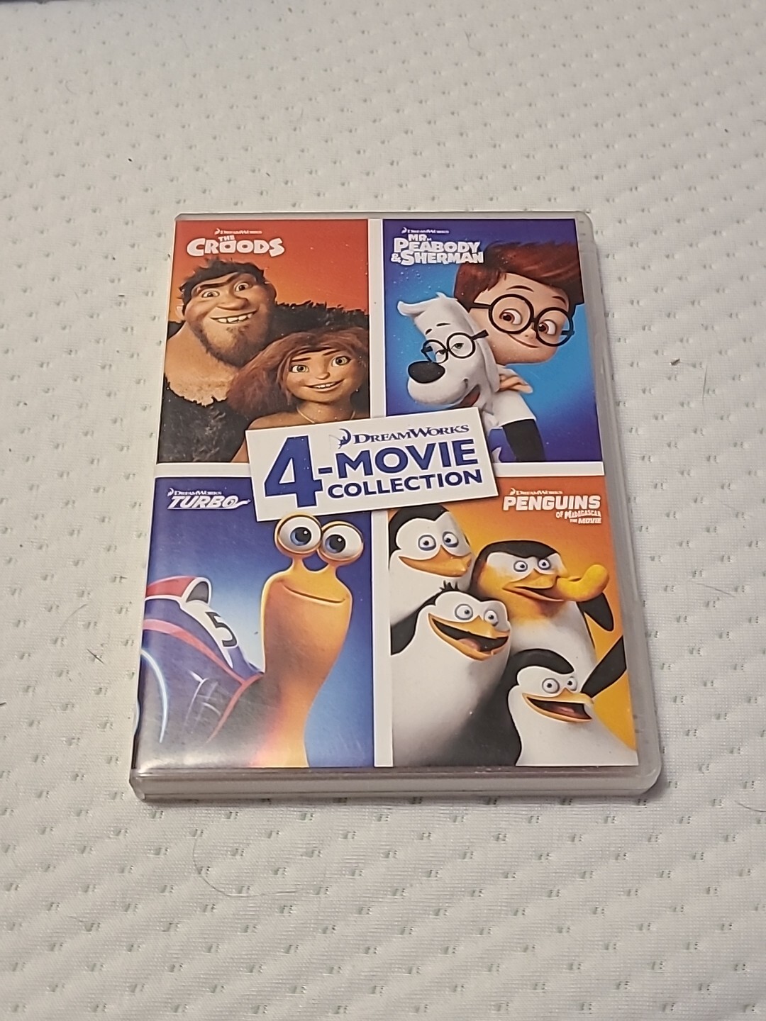4 movie collection The Croods, Mr Peabody & Sherman, Turbo, Penguins (4 ...
