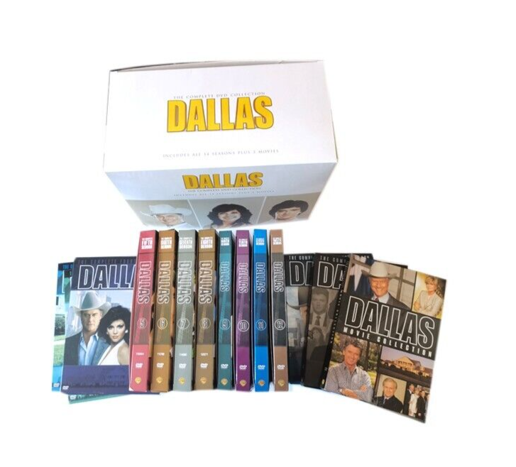 Dallas Complete Series Season 1-14 (DVD 57-Disc Box Set) + 3Movies ...