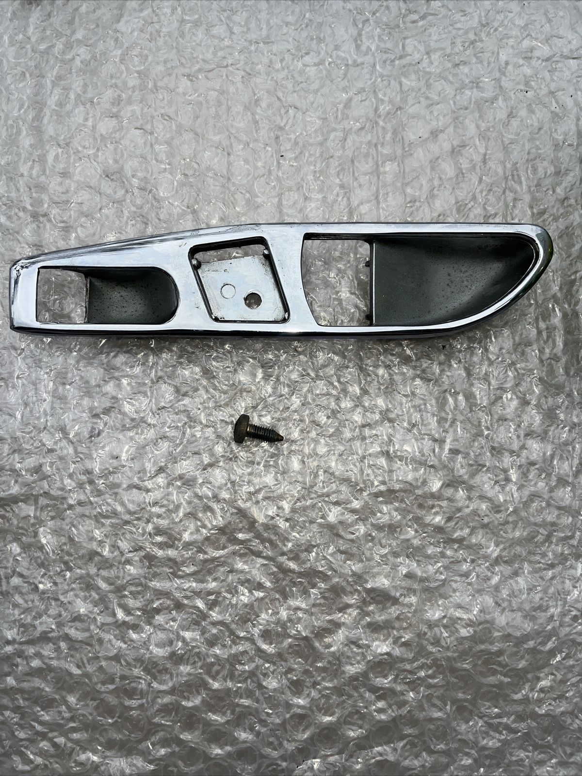 OE Mercedes R107 Pass Interior Door Handle Chrome Trim Bezel 74-85 ...