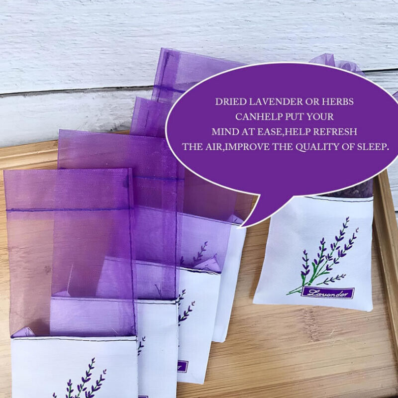 1-40Pcs Empty Sachet Bags Lavender Small Sachets Drawstring Fragrance ...