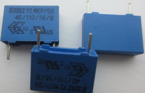 10 x EPCOS-EMI-Störschutzkondensatoren 3,3nF, 300V B3202 Y2 MKP/SH ...