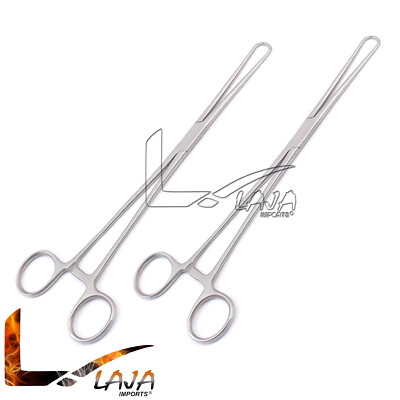 2 Schroeder Braun Tenaculum Uterine Forceps OB/GYN Surgical Instruments ...