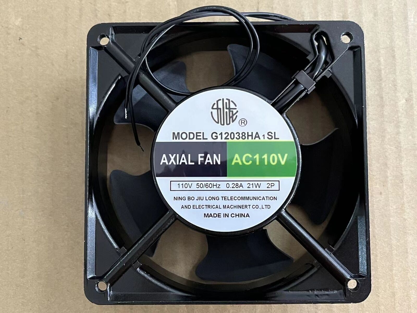 AXIAL FAN G12038HA1SL AC 110V 21W 12CM 120 * 120 * 38MM 2 lines | eBay