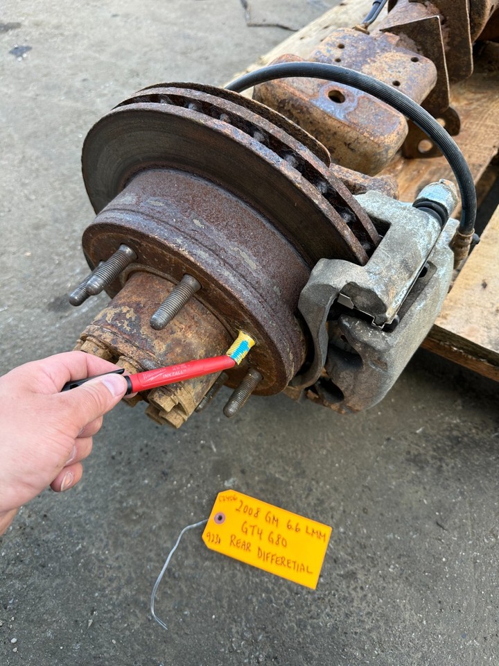 08 09 10 GMC SIERRA SILVERADO 2500HD 3500HD SRW REAR DIFFERENTIAL AXLE ...