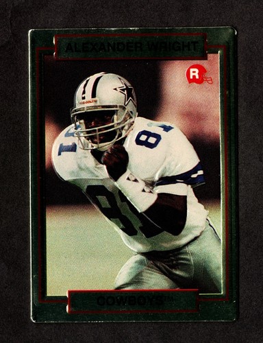 1990 ACTION PACKED RC #36 ALEXANDER WRIGHT - DALLAS COWBOYS - ROOKIE ...