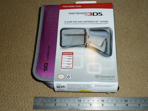 NINTENDO 2DS 3DS XL OFFICIAL CONSOLE ZIP FOLIO CARRY CASE BRAND NEW ...