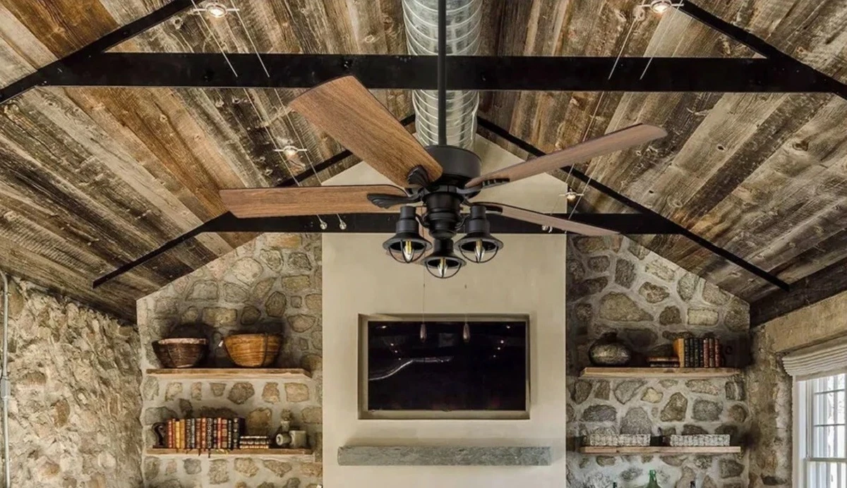 Rustic Lodge Style Ceiling Fans | Shelly Lighting