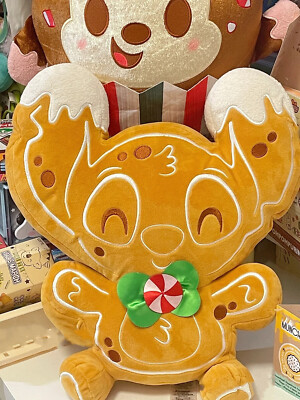 New Disney Stitch Frosted Gingerbread Plush toy 35cm No Cookie ...