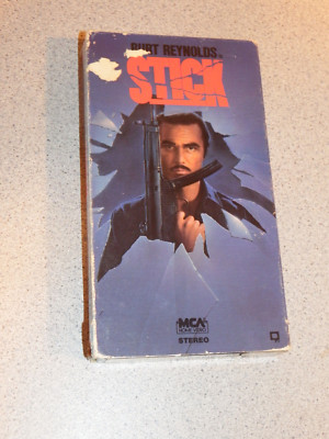 Stick 1985 VHS Rare Hard To Find Original Release Version Burt Reynolds ...