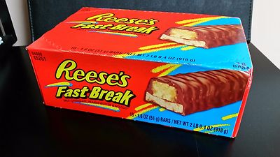 Reese's Fast Break Peanut Butter Bar 18 ct. - 1.8 oz (51g) Bars ...