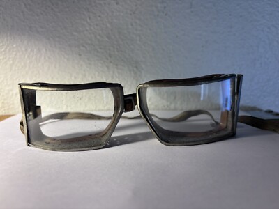 Vintage Goggles Cesco Wide Vision Goggles No. 220 USA r5s2 | eBay