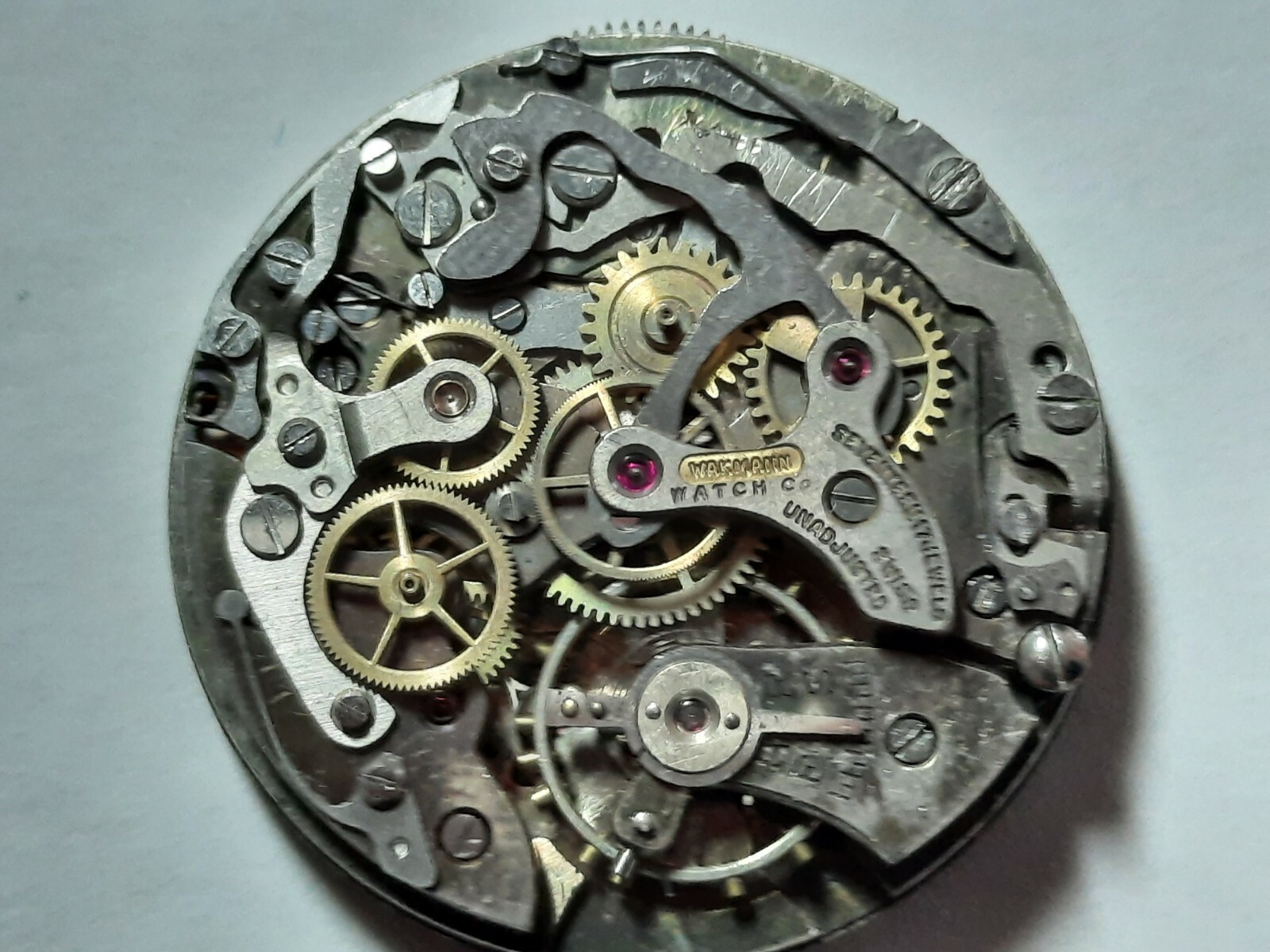 Vintage Landeron 51 Chronograph Watch Movement running but sold for ...