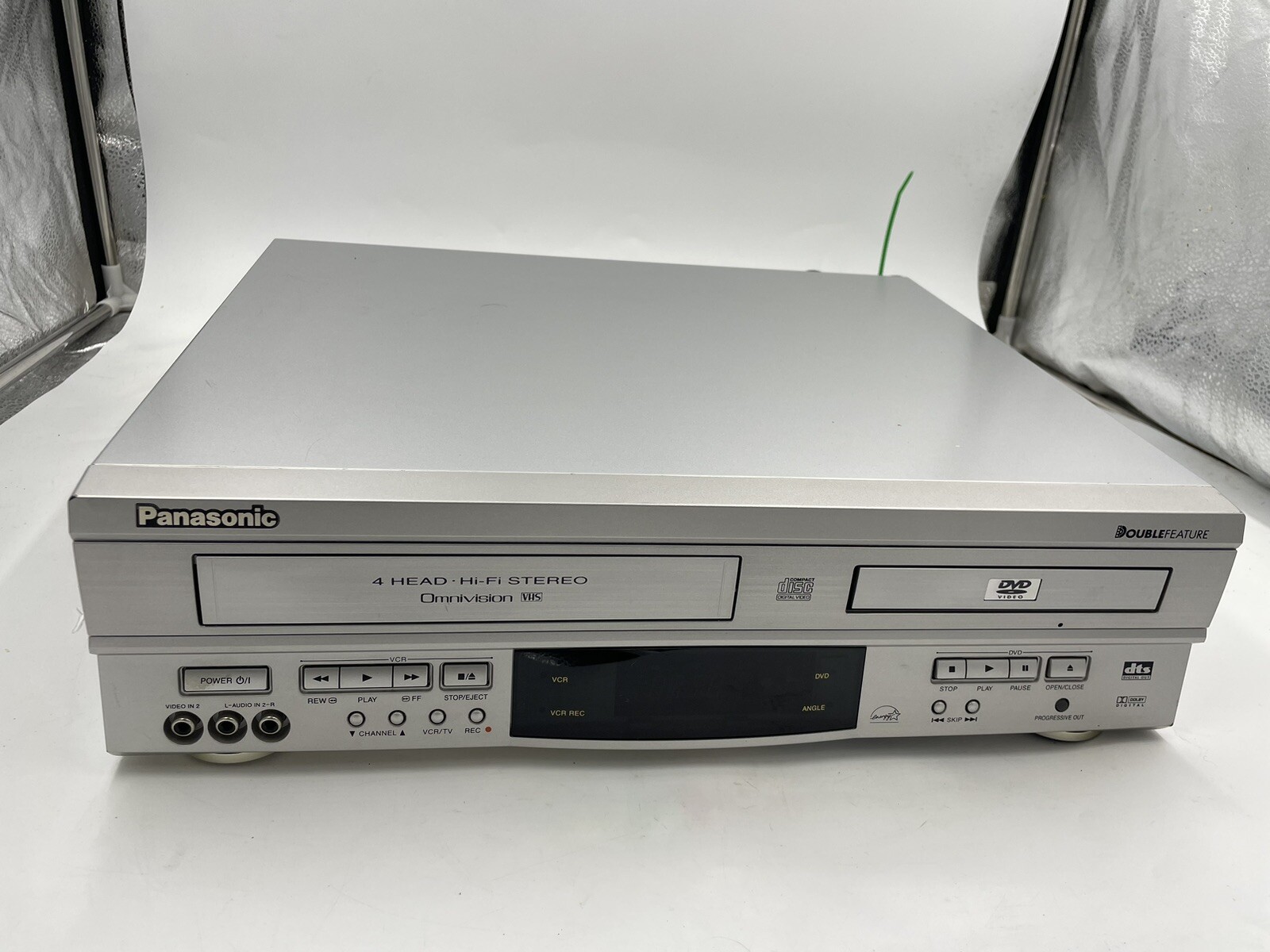 Panasonic PV-D4752 DVD VHS Combo Player Double Feature Home Theater NO ...