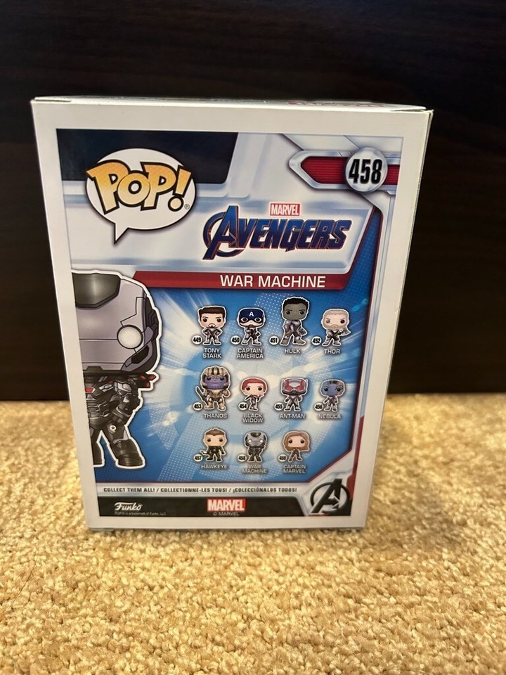 Marvel Avengers Endgame War Machine Funko Pop! | eBay