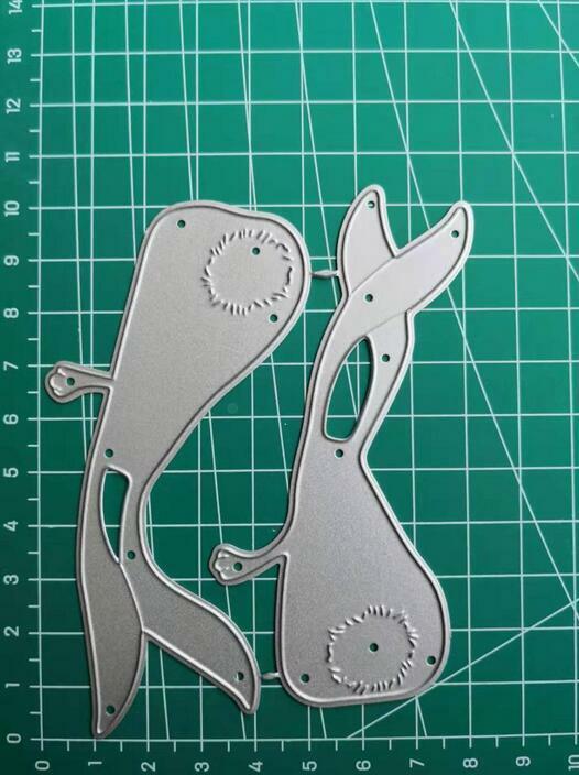 Rabbit Metal Cutting Dies Diy Wedding Scrapbook Making Cards Album ...