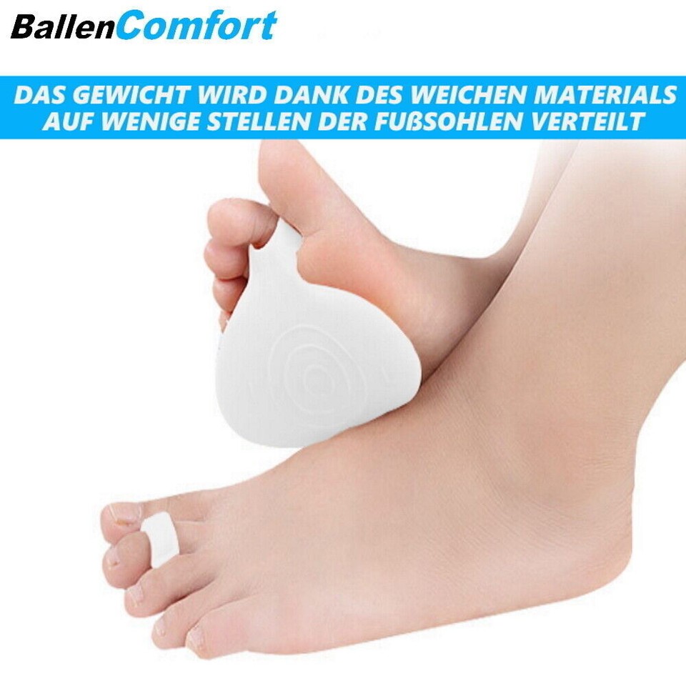 BallenComfort Forefoot Pad Foot Pads Silicone Foot Pad Ball Cushion ...