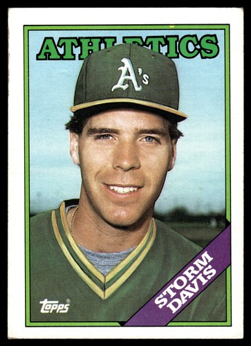 1988 Topps #248 Storm Davis Oakland Athletics | eBay