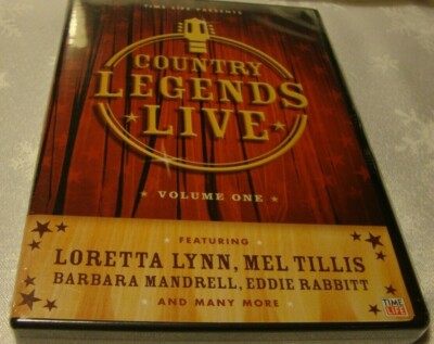"Country Legends Live" (Vol. 1 DVD) - Loretta Lynn-Mel Tillis-Eddie ...