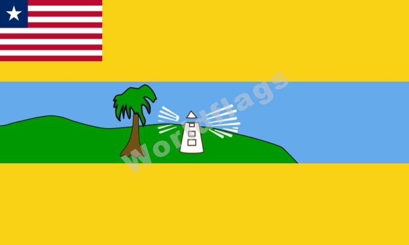 Gbarpolu County Liberia Flag