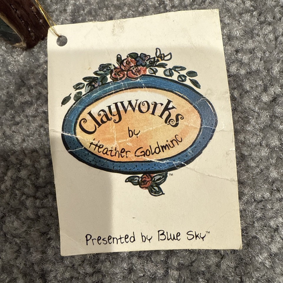 2001 Blue Sky Clayworks AUTUMN Candle Tea Light Holder Heather Goldminc | eBay