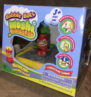 MOSHI MONSTERS BOBBLE BOTS COBBLESTONE CORNER STANLEY #18 MOSHLING ...