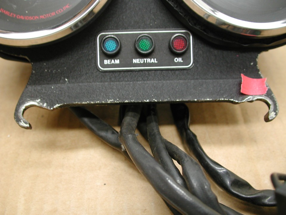 Vintage HARLEY DAVIDSON Sportster XL FXR OEM Speedometer Tachometer ...
