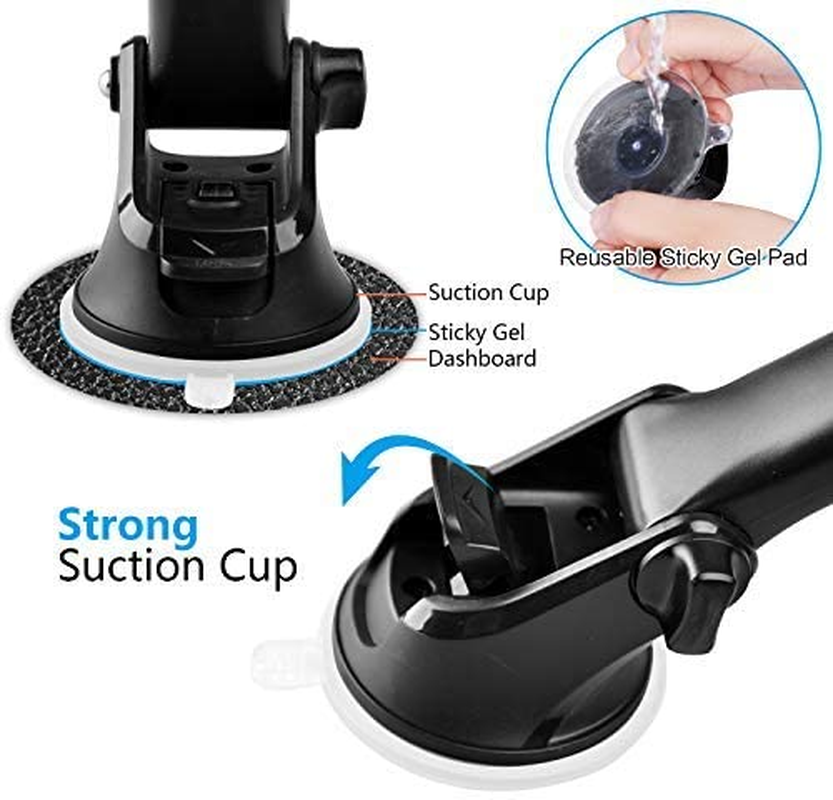 GPS Suction Cup Mount for Garmin, Replacement Dash & Windshield Holder ...