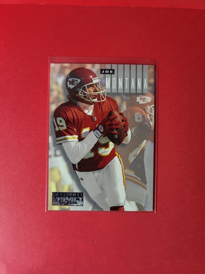 1994 SkyBox Impact Ultimate Impact Chiefs Football Card #U4 Joe Montana ...