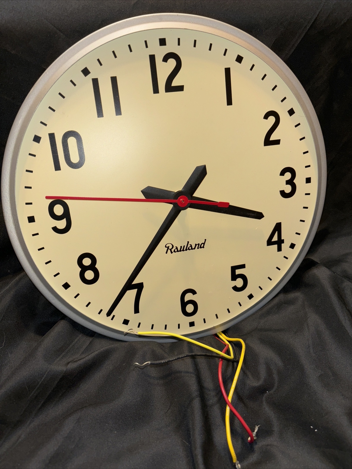 Rauland 13" Vintage Industrial Wall School Clock Model #2463 for sale ...