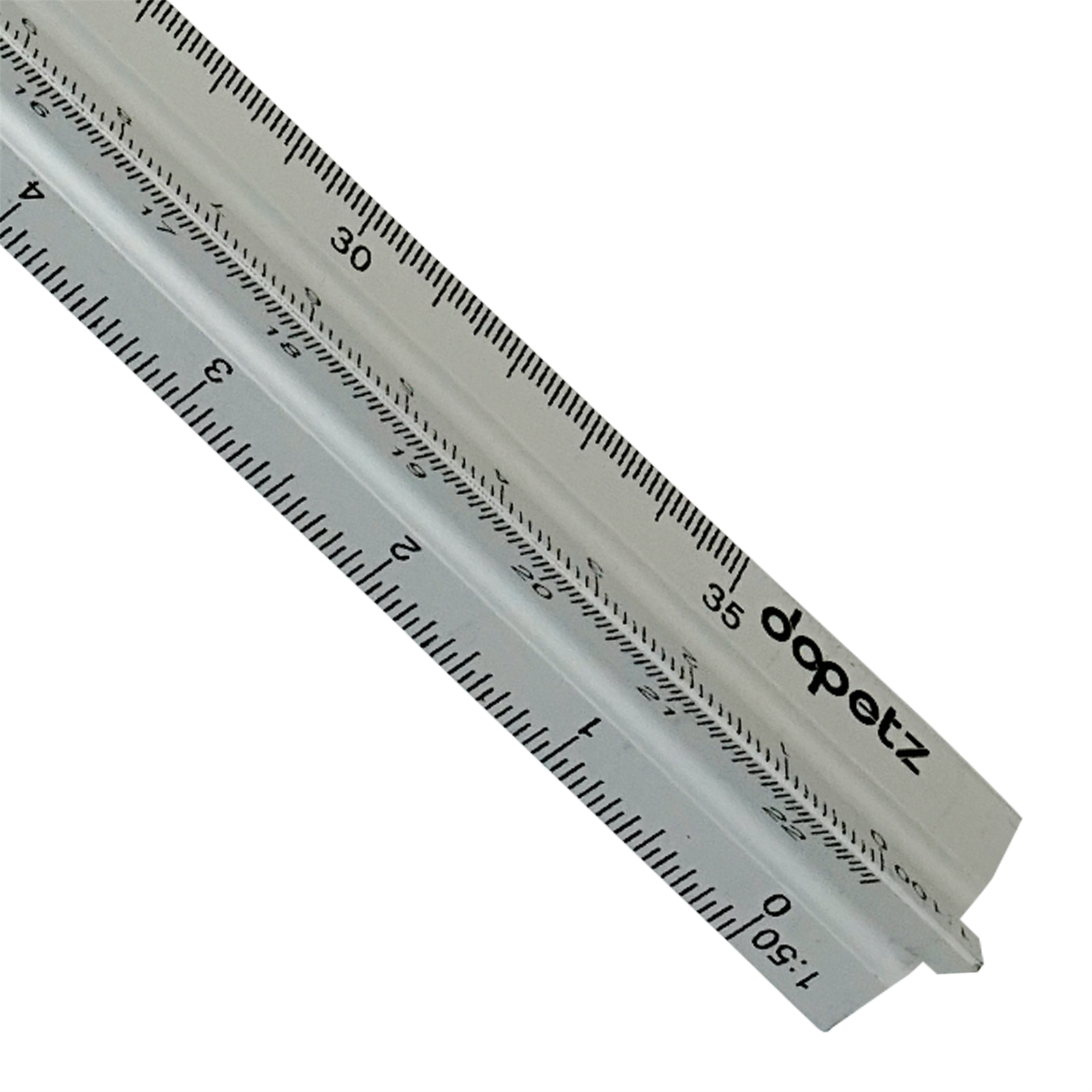 ALUMINIUM SCALE 300mm (12") TRIANGULAR RULER ENGINEERS DRAWING | eBay